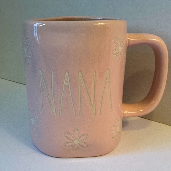 Rae Dunn | Dining | Rae Dunn Pink Ceramic Nana Mug Nwot | Poshmark